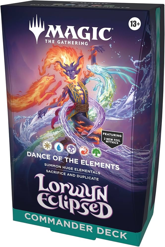 MTG Lorwyn Eclipsed Commander Deck Dance Of The Elements PRESALE ...