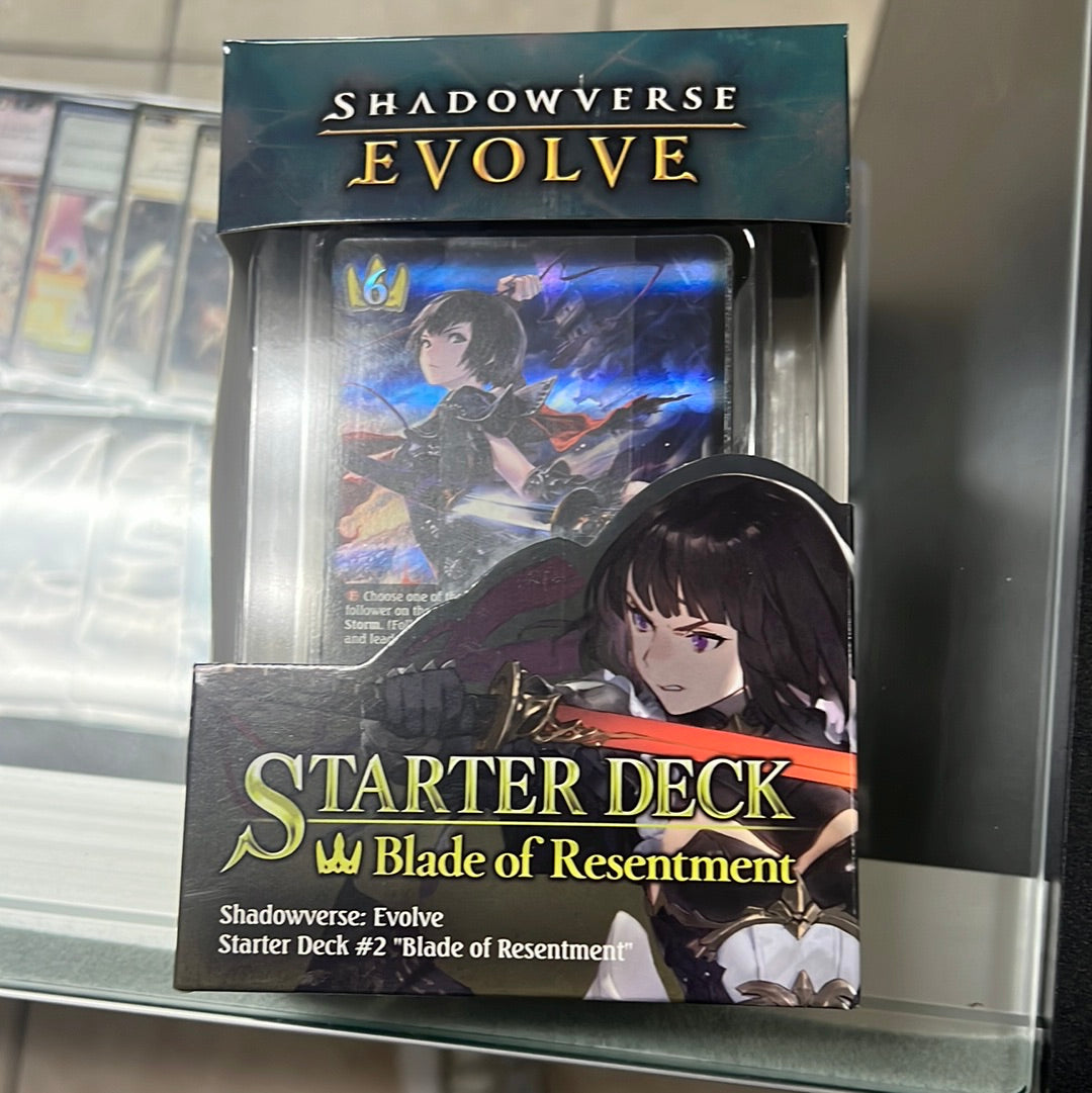Shadowverse Evolve TCG: Starter Deck #2 Blade of Resentment – Hyper Collectibles