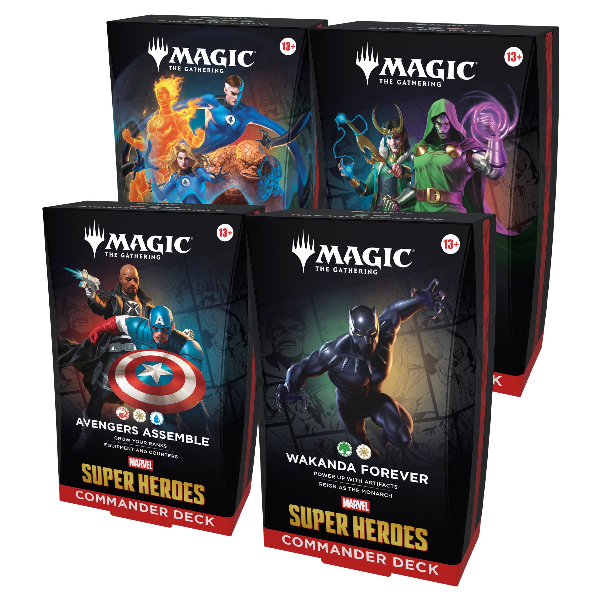 (Pre-Order) Magic the Gathering: Marvel Super Heroes - Commander Decks ...